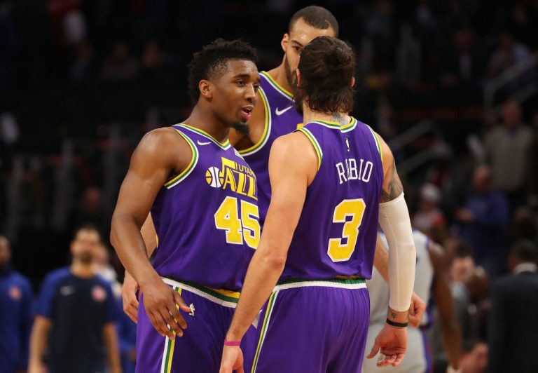 Ricky Rubio y Rudy Gobert, buena sintonía para doblegar a los Hawks